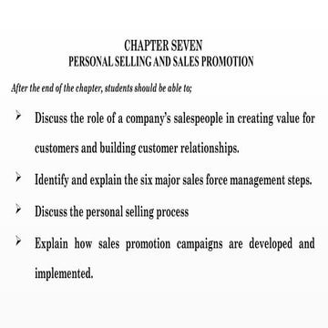 CH 07; PERSONAL SELLING AND SALES PROMOTION.pptx