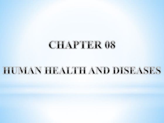 Human Health and Disease | PPTX