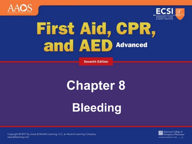 Basic First Aid (Bleeding) | PPTX