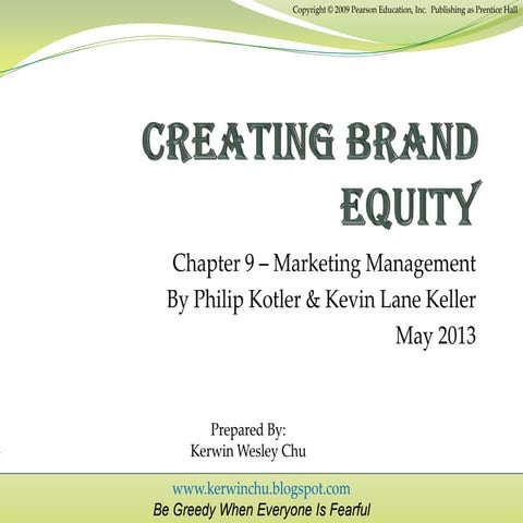 Ch 09 Creating Brand Equity | PPTX