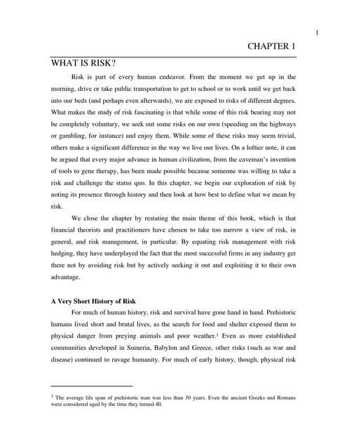 The History of Risk Management | PPTX | Physics | Science