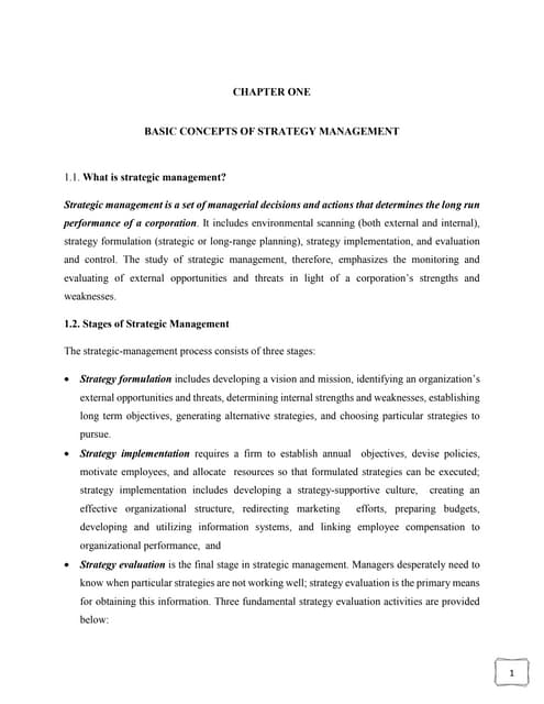 Strategic management ppt | PPTX