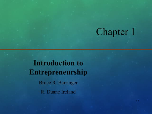 Chapter 1 Introduction to Entrepreneurship.ppt