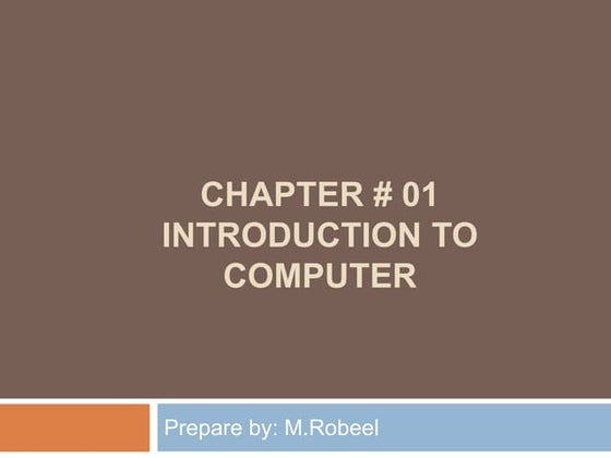 Characteristics of Modern computer | PPT