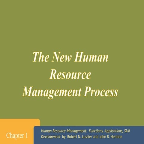 Ch 1. The New Human Resource Management Process.ppt