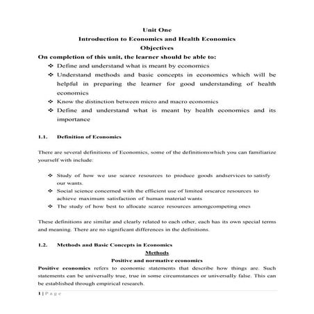 health economics in nursing | PPTX