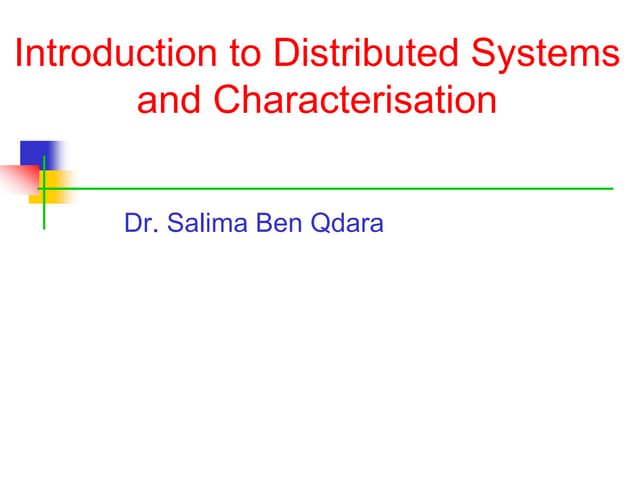 Introduction Distributed System Ppt 1716