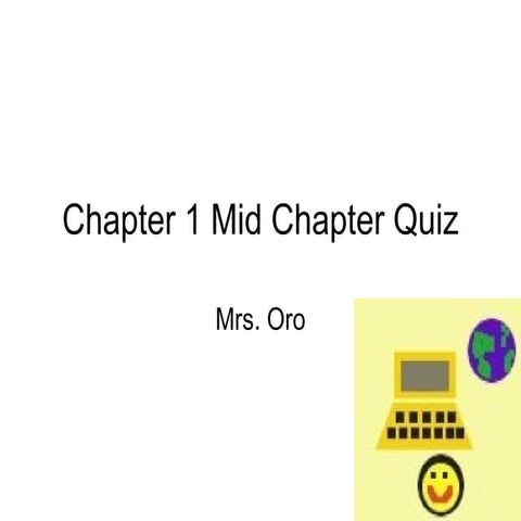 Ch1 Mid | PPT