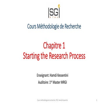 Starting Research | PDF
