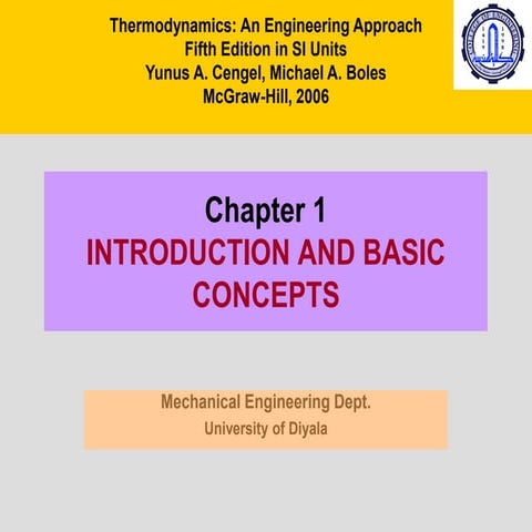 Engineering Thermodynamics-Basic concepts 1 | PDF