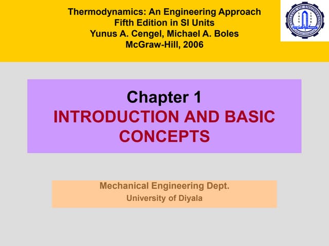 THERMODYNAMICS UNIT - I | PPT