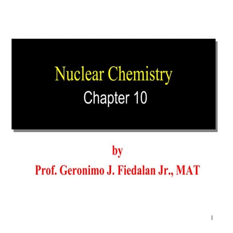 Ch10 nuclear chem | PDF