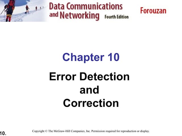 Error correcting codes | PPT
