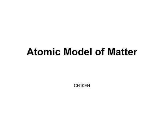 GRADE 9 SCIENCE ELECTRONIC STRUCTURE OF MATTER.pptx | Chemistry | Science