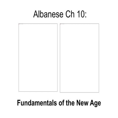 Ch 10 fundamentals of the new age | PPT