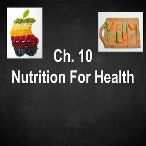 Nutrition and dietetics | PPT