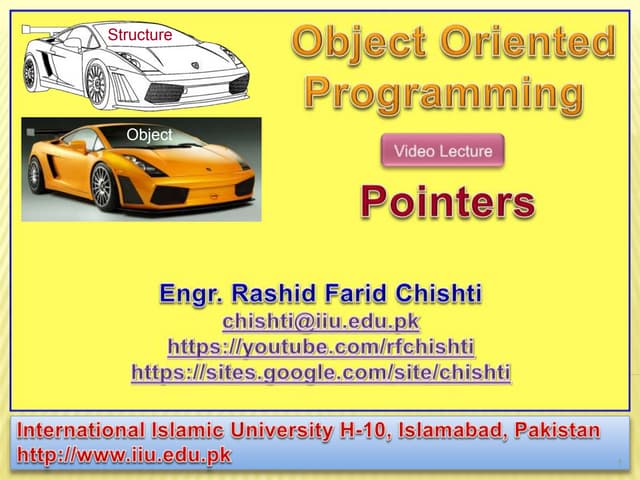 Object Oriented Programming Using C Ch10 Pointerspptx 7354