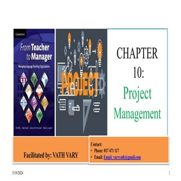 CH 10 Project Management_ELT Management.pptx