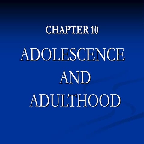 Adulthood | PPT