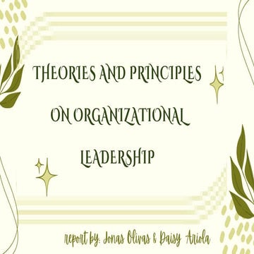 CH10; Theories and Principles on Organizational Leadership.pdf