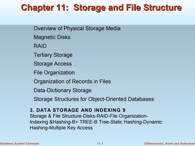 Ch10.2.tertiary storage structure | PDF