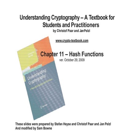 CNIT 141: 11. Hash Functions | PDF