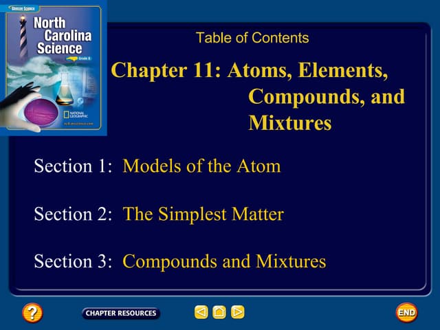 Elements compounds-mixtures