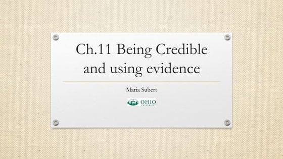 Credible and Appropriate Sources - Famous Trials.pptx
