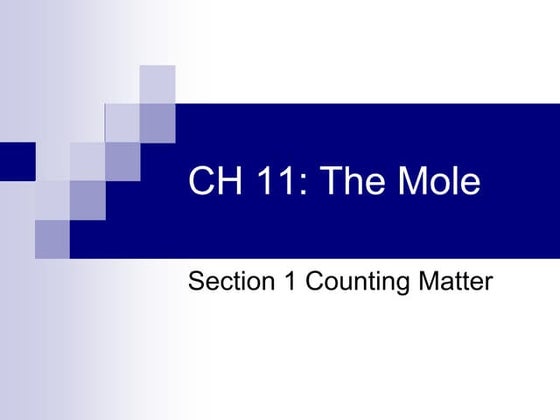 Moles and molar mass | PPTX | Chemistry | Science