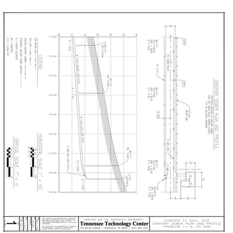 Ch.11 Skill Test Sewer Profile Model | PDF