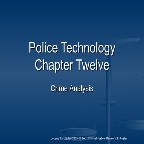 Crime Analysis | PPT