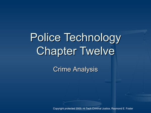 Crime Analysis And Prediction System Ppt