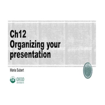 Ch12 ch13 organization and delivery | PPT