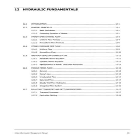 Ch 12 hydraulic fundamentals | PDF