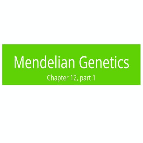 Mendelian Genetics.pptx