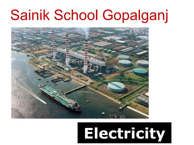 Electricity and Circuits for Grade 9 students | PPT