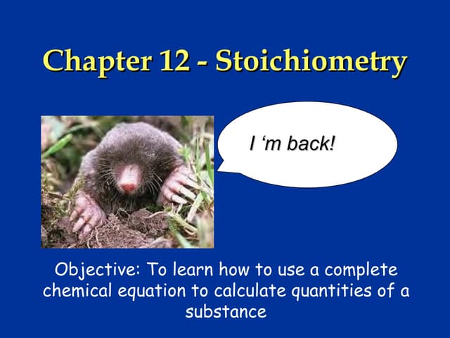 Before, Change, After (BCA) Tables for Stoichiometry | PPT
