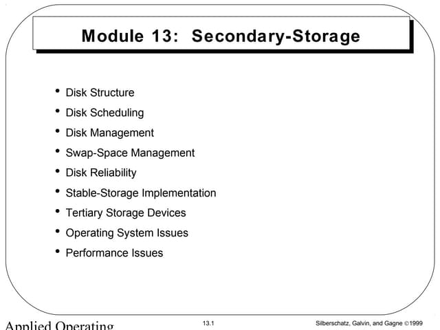 Ch10.2.tertiary storage structure | PDF
