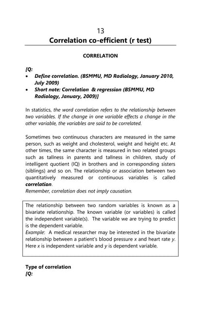 Ch 13 Correlation And Regressiondoc