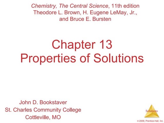 Factors Affecting Solution Formation II | PPTX | Chemistry | Science