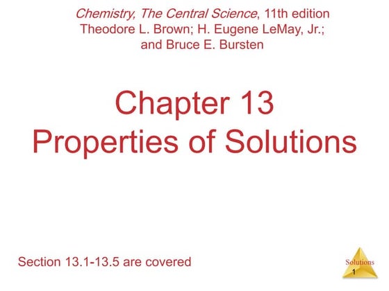 Lesson 9 solutions and solubility | PPT