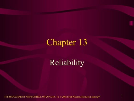 Reliability criteria in design and its application.pptx | Computer Software and Applications ...