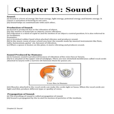 Ch 13 Sound Class 8 Pdf
