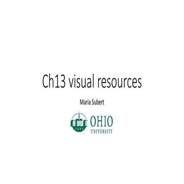 Ch13 visual resources | PPTX