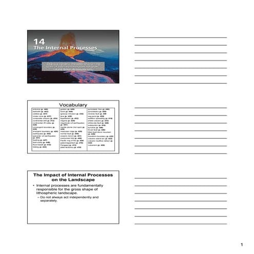 Earth science is the study of the Earth's structure, properties ...