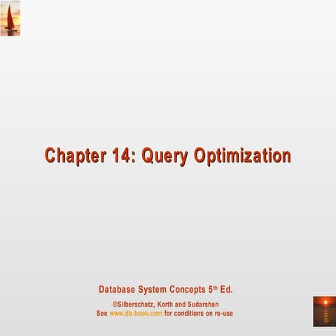 Query Optimization 7752