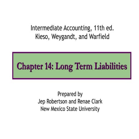 ch14- LONG TERM LIABILITIES.ppt