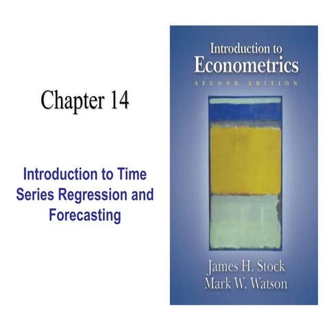 Introduction To Time Series Regression And Forcasting Ppt Stocks