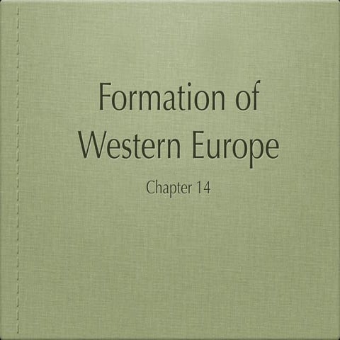 Ch 14 Formation Of Western Europe Slides | KEY