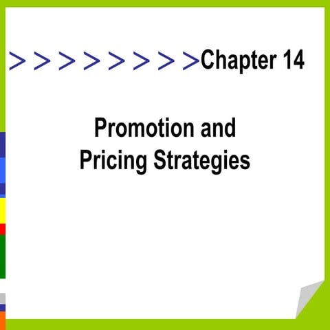 ch14 PROMOTION AND PRICING in marketing management | PPT